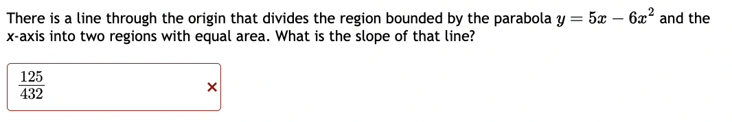 Solved There is a line through the origin that divides the | Chegg.com