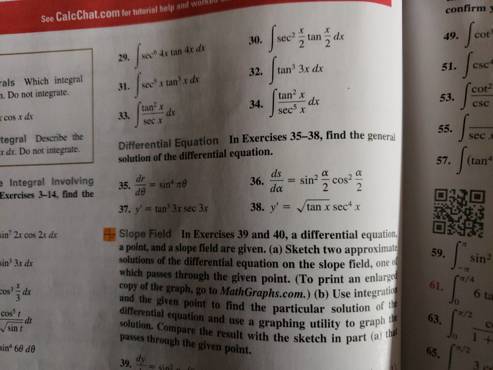 Solved worki confirmy See CalcChat.com for tutorial help and | Chegg.com