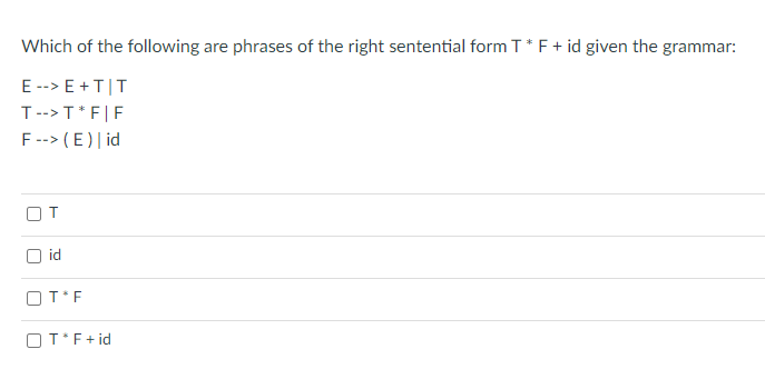 Solved Which of the following are phrases of the right | Chegg.com