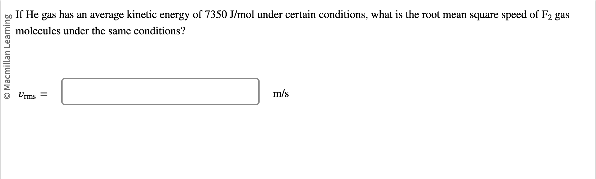 Solved Please help! If He gas has an average kinetic energy | Chegg.com