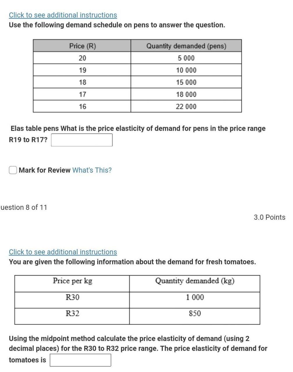 Solved Click to see additional instructions Use the | Chegg.com