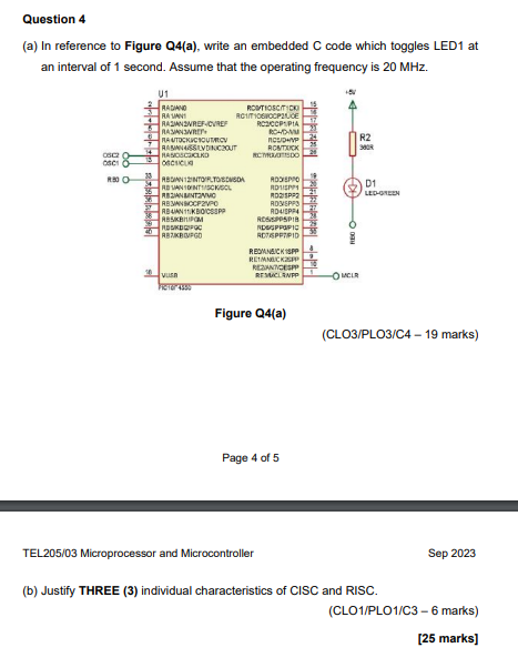 Solved Question 4(a) ﻿In reference to Figure Q4(a), ﻿write | Chegg.com