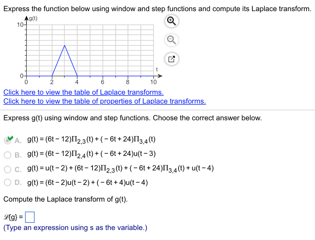 Solved Express the function below using window and step | Chegg.com