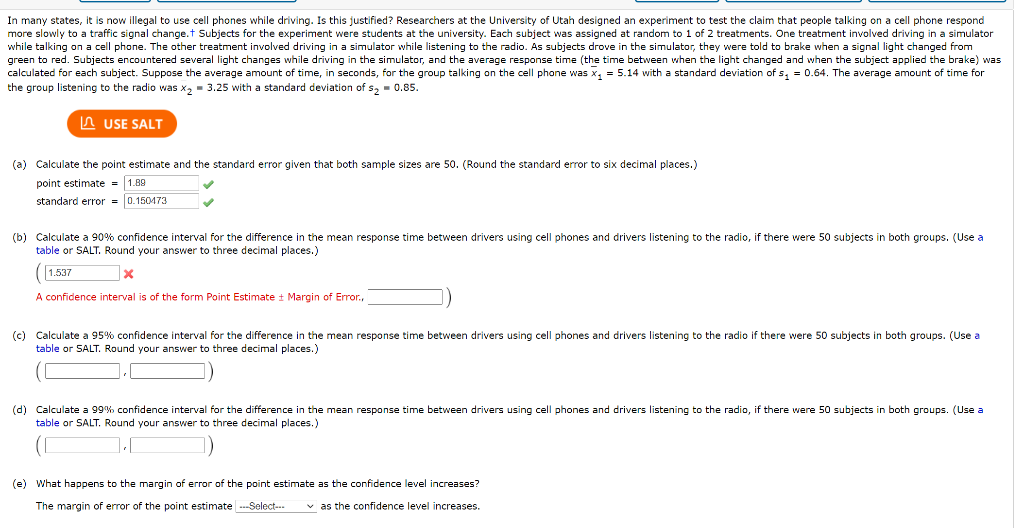 Solved In many states, it is now illegal to use cell phones | Chegg.com