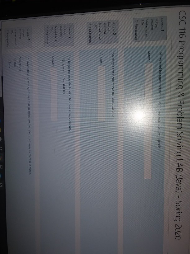 Solved CSC 116 Programming & Problem Solving LAB (Java) - | Chegg.com