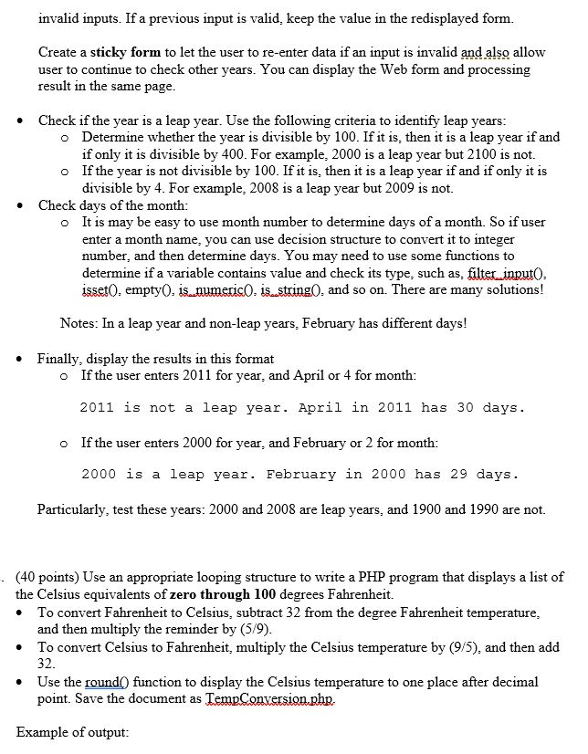 Solved Create a program to determine if a year is a leap | Chegg.com