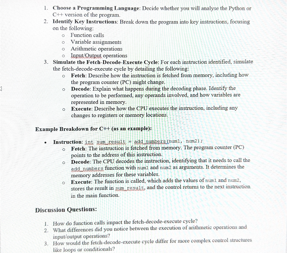 Solved Choose a Programming Language: Decide whether you | Chegg.com