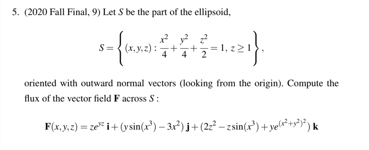 Solved oriented with outward normal vectors (looking ﻿from | Chegg.com