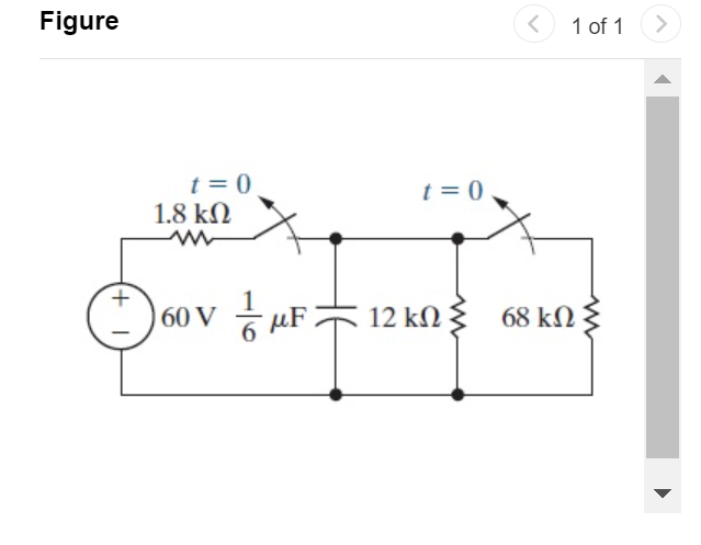 Solved In the circuit shown in (Figure 1), both switches | Chegg.com