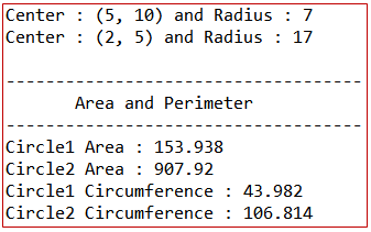 Solved Java Write the Circle class and CircleUsage class | Chegg.com