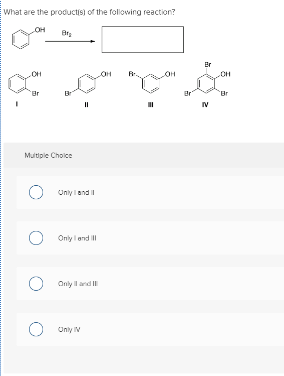Solved What are the product(s) of the following reaction? OH | Chegg.com
