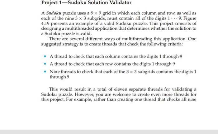 Solved Project 1-Sudoku Solution Validator A Sudoku puzzle | Chegg.com