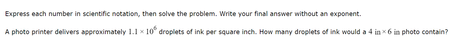 Solved Express each number in scientific notation, then | Chegg.com
