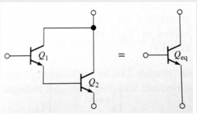 Solved The pair of transistors Q1 and Q2 in the figure have | Chegg.com