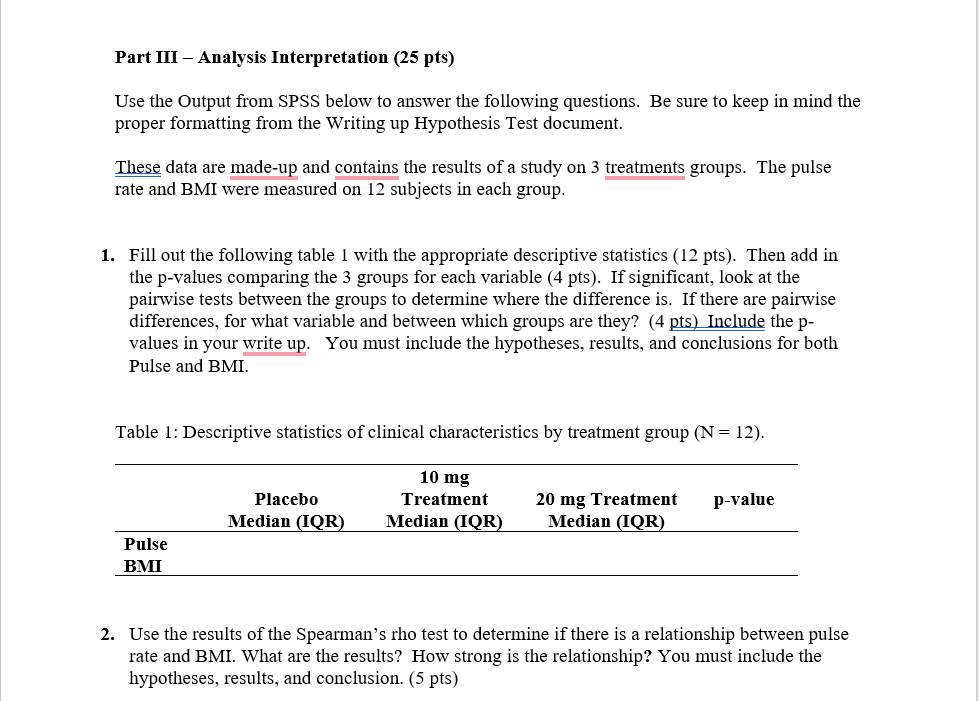 Solved a. The significance level is .050 . b. Asymptotic | Chegg.com
