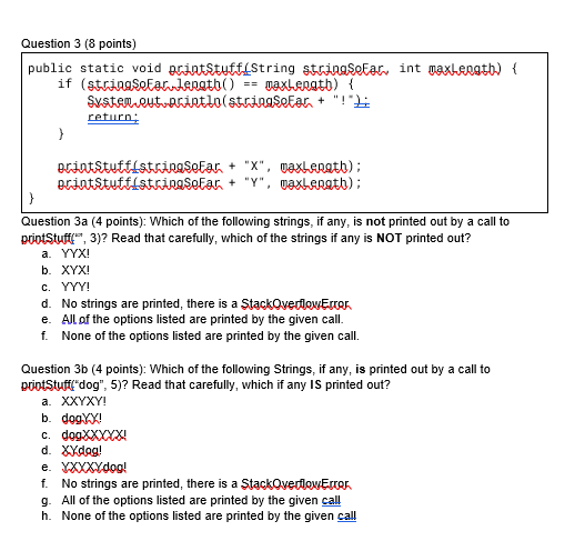 Solved Question 2 12 Points Public Static Int Snapint N 2829