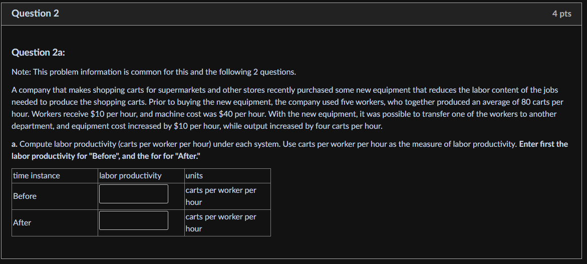 Solved Question 2 Question 2a: Note: This problem | Chegg.com