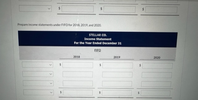 Solved Stellar Co. decides at the beginning of 2020 to adopt | Chegg.com