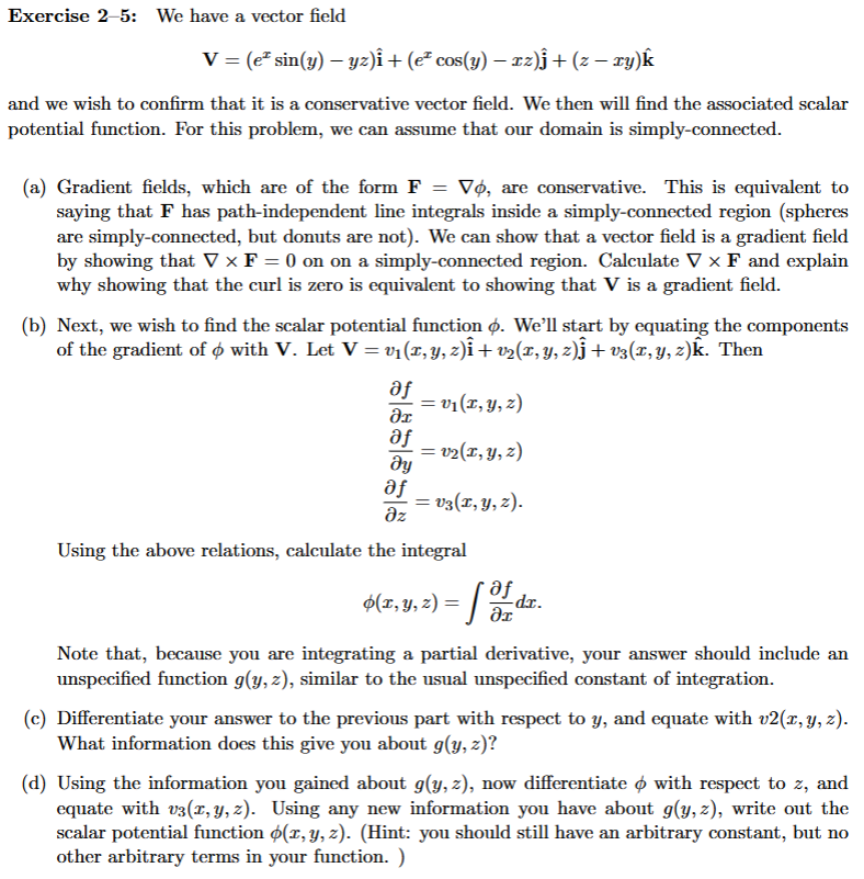 Solved Exercise 2-5: We ﻿have a vector | Chegg.com