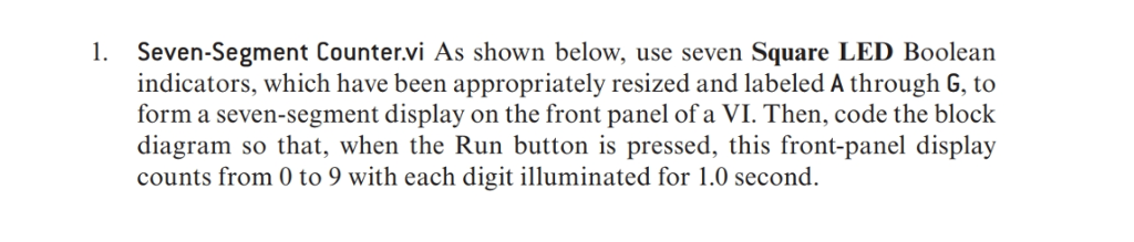 Seven-Segment Countervi As shown below, use seven | Chegg.com