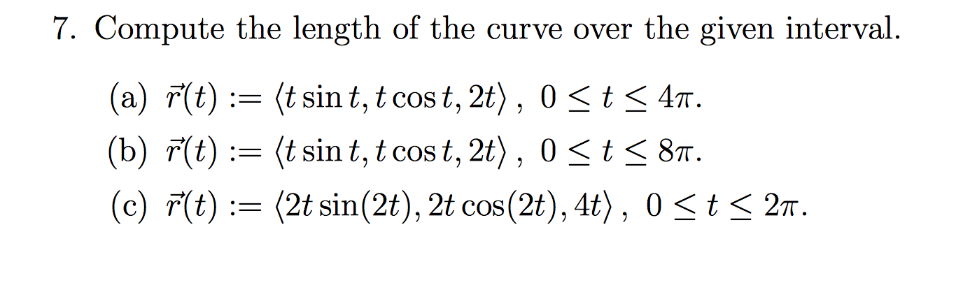 Solved 5. Let ři(t) := (t?, sin(t), cos(3t)) and Fi(t) := | Chegg.com