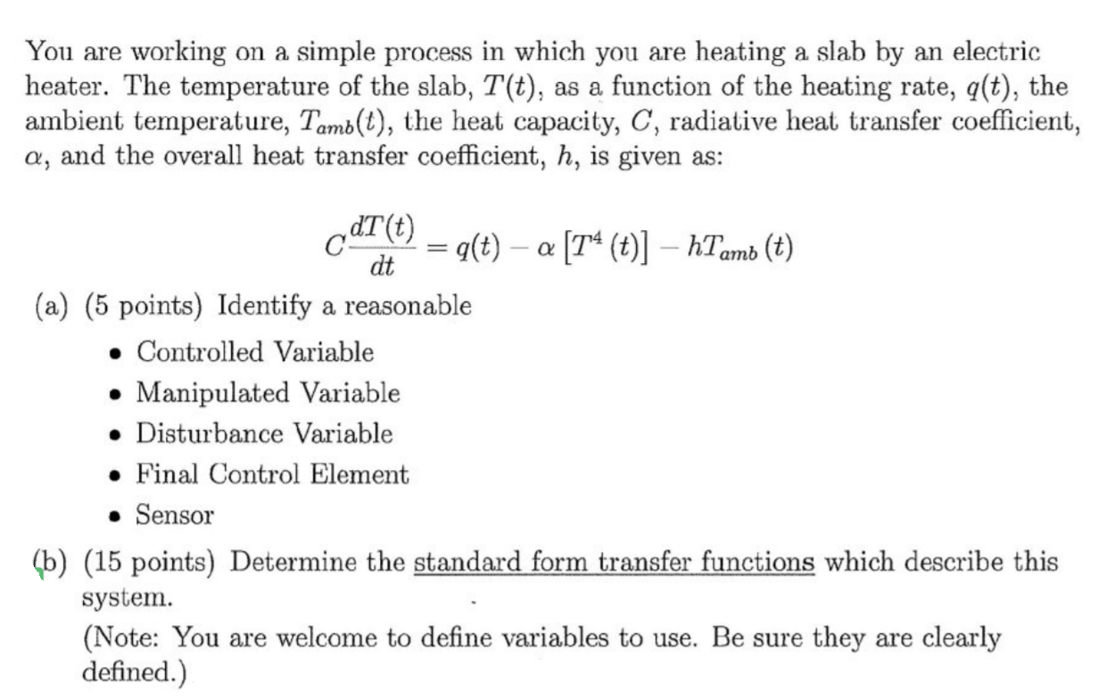 Solved You are working on a simple process in which you are | Chegg.com