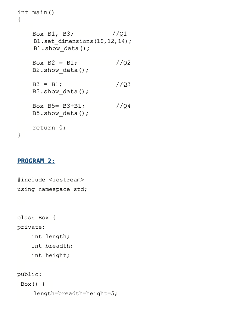Solved Zoom Activity has 2 programs. Understand the programs | Chegg.com
