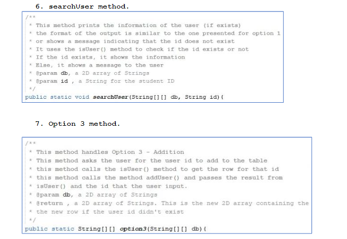 Solved Write a Java program to manage (display, add, remove, | Chegg.com