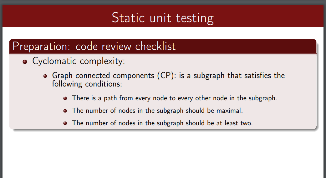 Solved - Cyclomatic complexity: - Graph connected components | Chegg.com