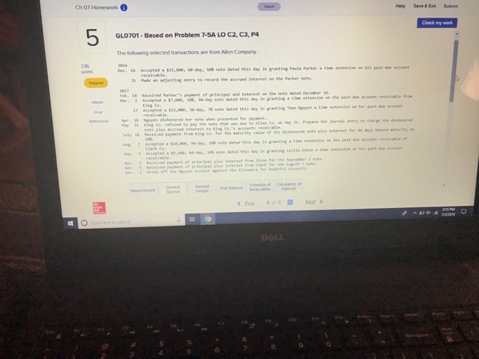 Solved Ch 07 Homework Help Save&Ext Submit Check my 5 | Chegg.com