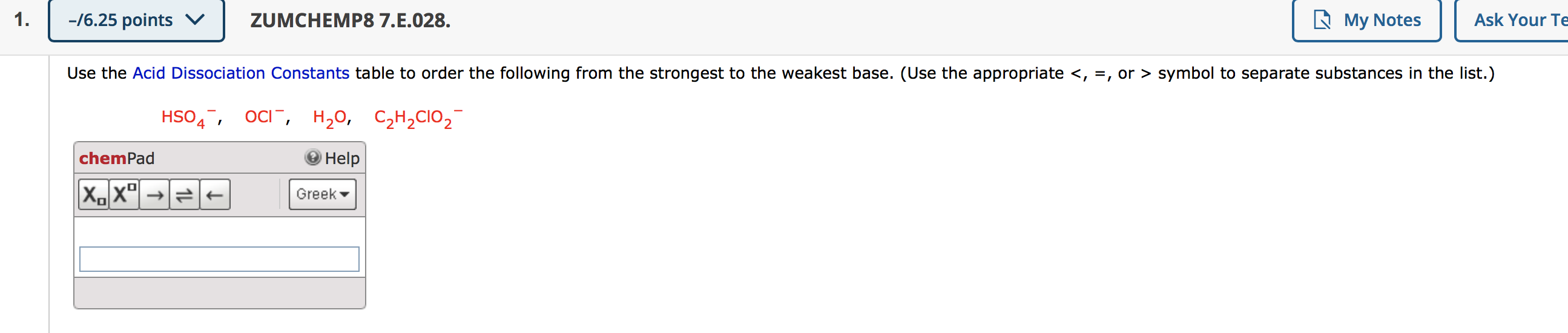 Solved Values of K, for Some Common Monoprotic Acids Formula | Chegg.com