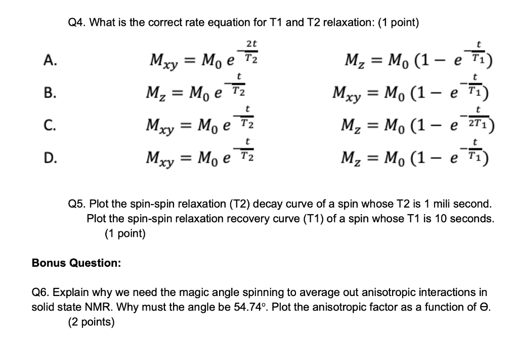Solved Q3. What would be the RF resonance of the following | Chegg.com
