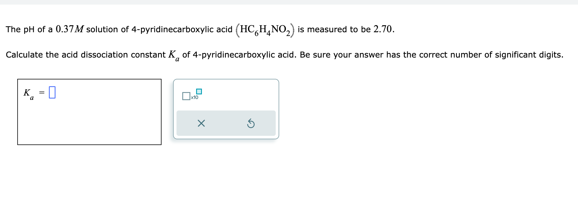 Solved The acid dissociation Ka of acetic acid (HCH3CO2) is | Chegg.com