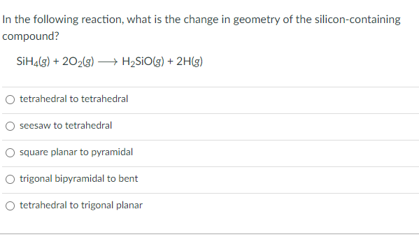 Solved In the following reaction, what is the change in | Chegg.com