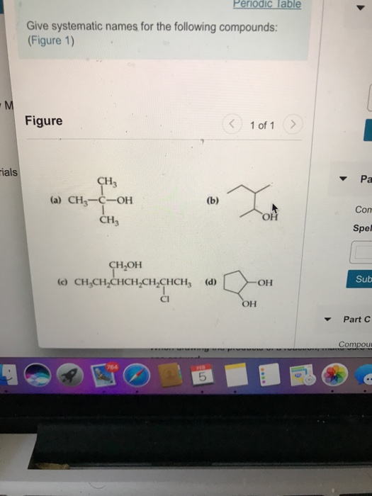 Solved Periodic Table Give systematic names for the | Chegg.com