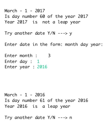 Solved Write A Menu Driven C Program That Prints The Day