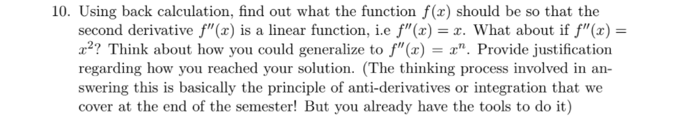 Solved 10. Using back calculation, find out what the | Chegg.com