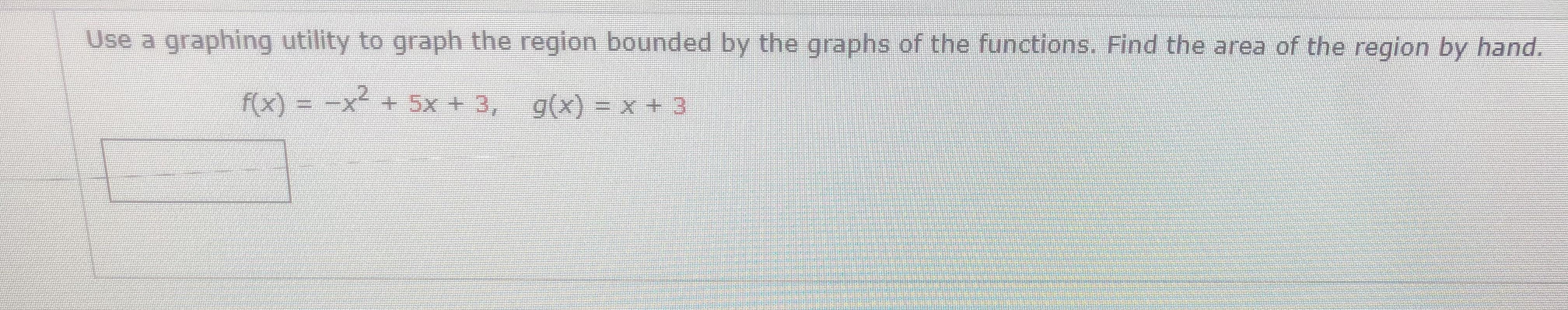 Solved Use a graphing utility to graph the region bounded by | Chegg.com