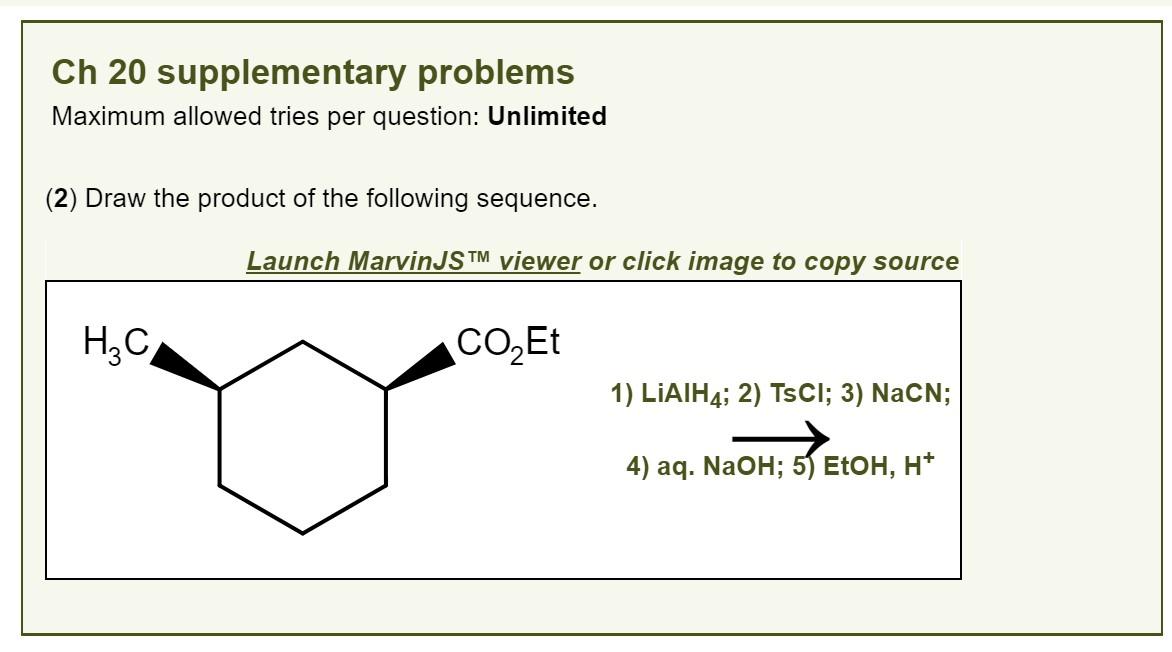 Solved Ch 20 supplementary problems Maximum allowed tries | Chegg.com