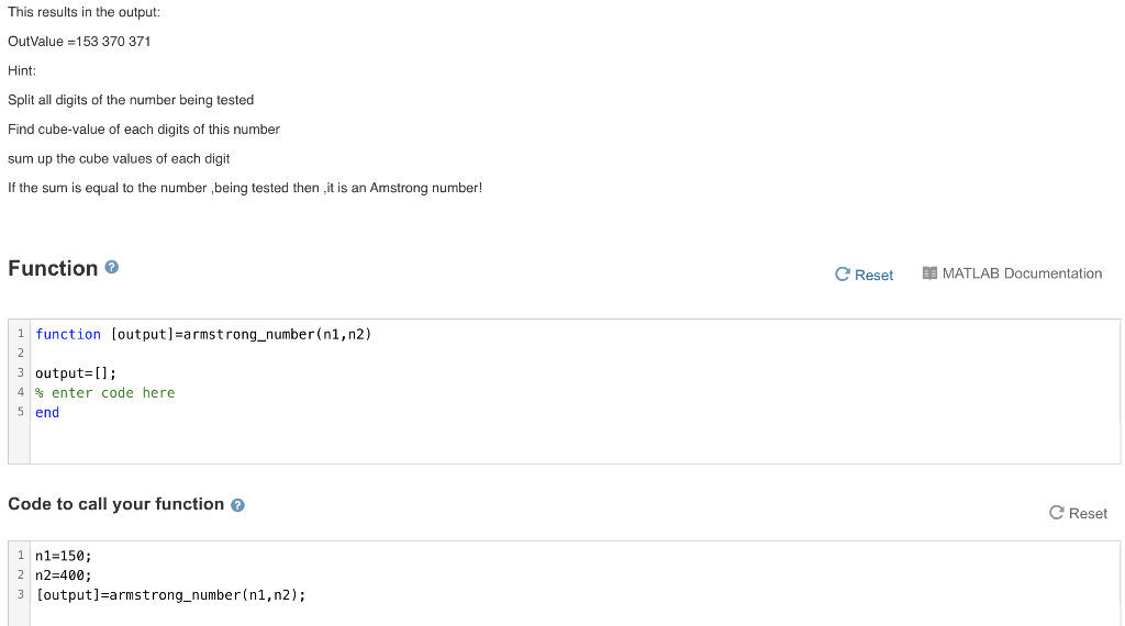 Solved Armstrong Numbers An armstrong number, is a number | Chegg.com