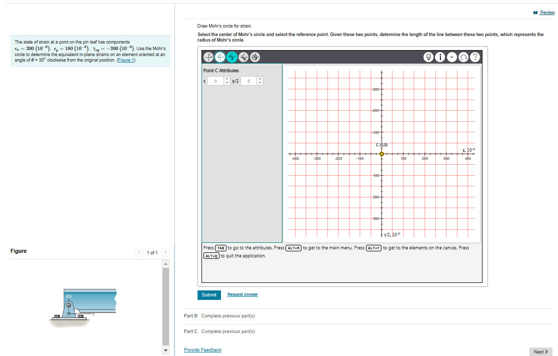 Solved Draw Mohr's circle for strain. Select the center of | Chegg.com Solved Draw Mohr's circle for strain. Select the center of | Chegg.com