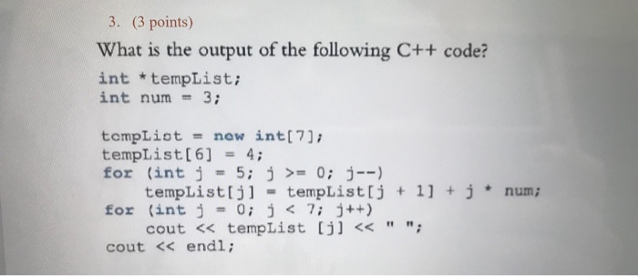 Solved 1. (18 points) Given the following declaration: int | Chegg.com Solved 1. (18 points) Given the following declaration: int | Chegg.com