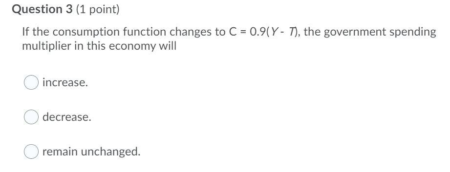 Solved Consider the Keynesian cross diagram, with | Chegg.com