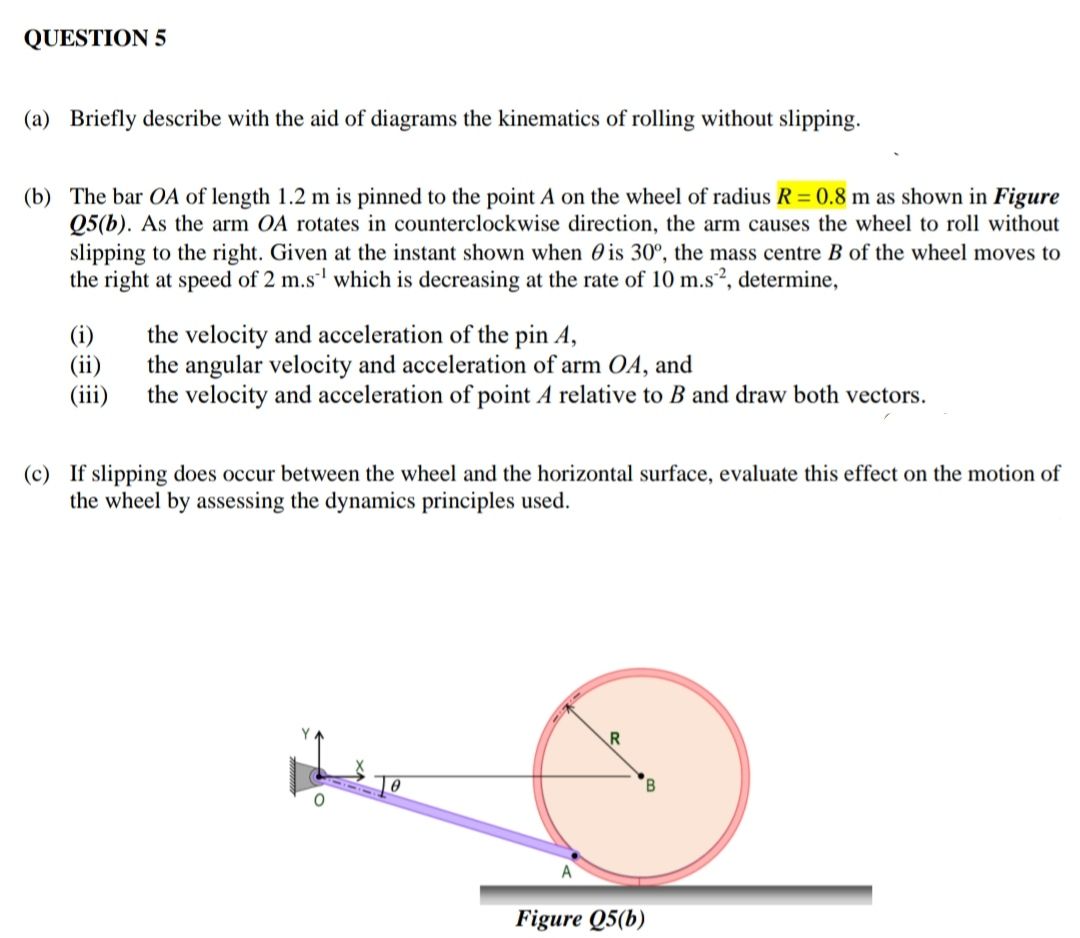 Solved (a) Briefly describe with the aid of diagrams the | Chegg.com