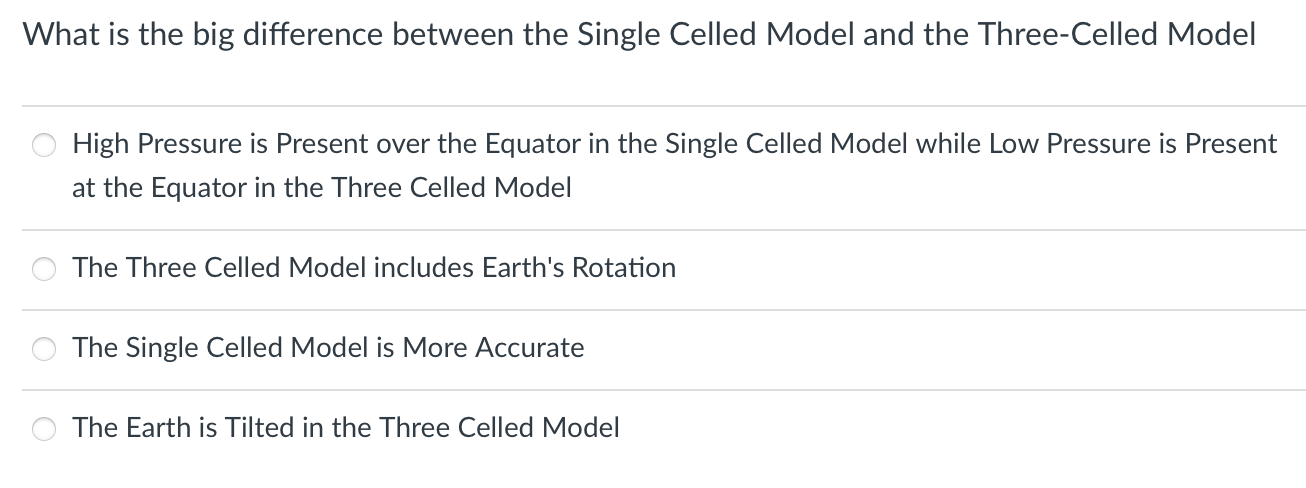 Solved What is the big difference between the Single Celled | Chegg.com
