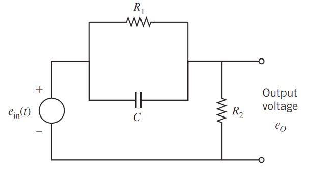 Solved The RC lead filter shown here is used as a | Chegg.com