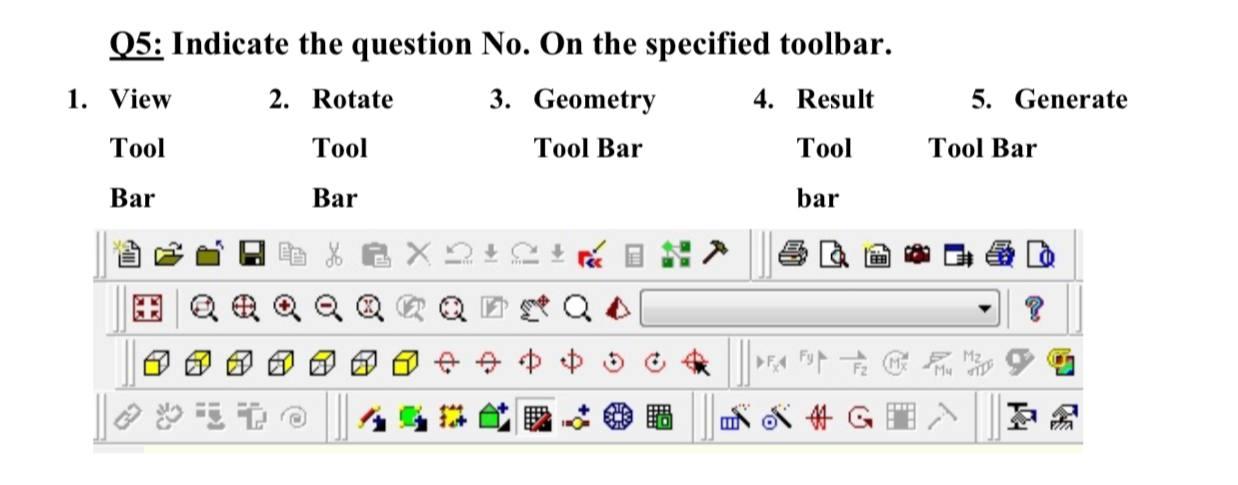 Solved Q5: Indicate the question No. On the specified | Chegg.com