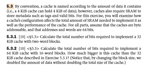 [solved]-53 Convention Cache Named According Amount Data Contains E 4 Kib Cache Hold 4 Kib Data ...