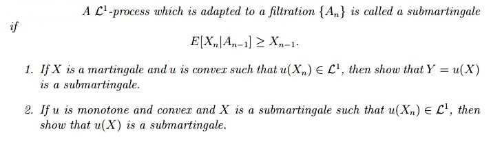 Solved A LP-process which is adapted to a filtration {An} is | Chegg.com
