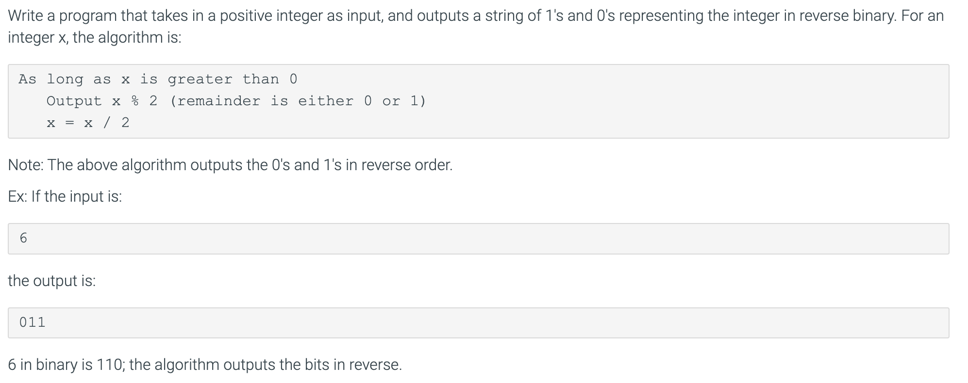 Solved Write a program that takes in a positive integer as | Chegg.com